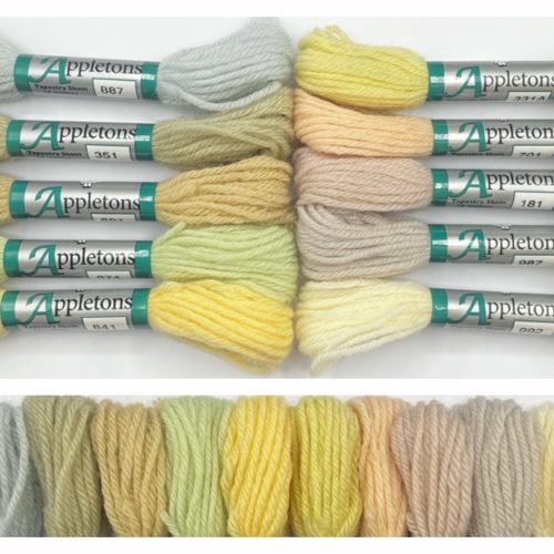 Rainbow Tapestry 4 Ply Colour Range - Appletons